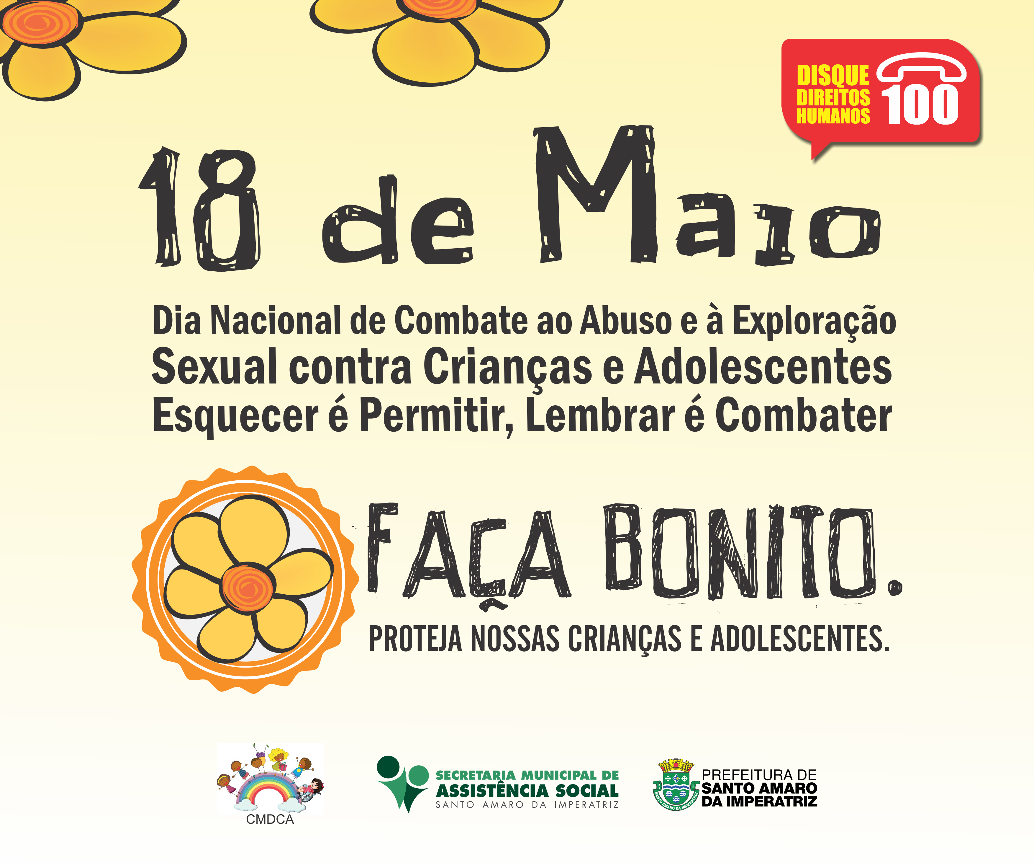 Prefeitura Lança Campanha Alusiva Ao Dia Nacional De Combate Ao Abuso E